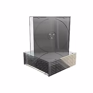 MEDIARANGE BOX21-M Empty CD Case Pack of 50 Black