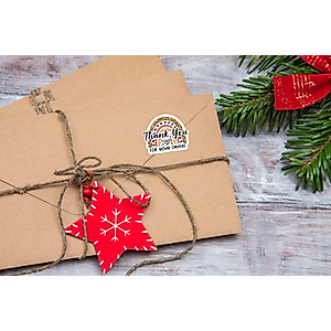 Calyders 500 PCS Cute Small Business Thank You Stickers, Funny Thank You for Your Order Business Stickers, Packaging Stickers, Mail Envelopes Shipping Stickers for Online Retailers Small Business