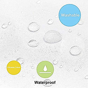 DOLASEV Christmas Shower Curtain, Red Truck Christmas Shower Curtains for Bathroom, Farmhouse Christmas Shower Curtain (Red Truck)