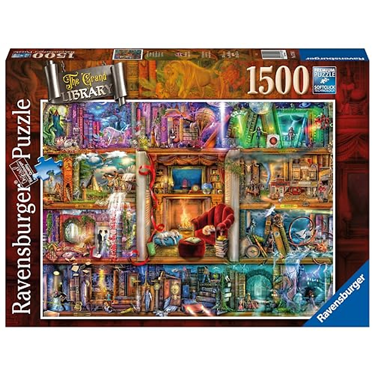 Ravensburger Aimee Stewart The Grand Library 1500 Piece Jigsaw Puzzle for Adults & Kids Age 12 Years Up