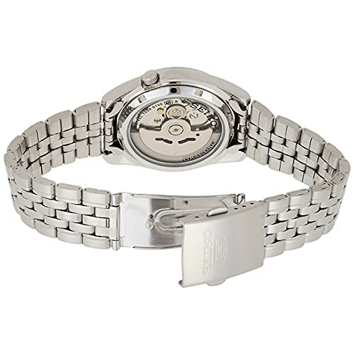 Sieko Men's SNK381K Stainless Steel Analog with Black Dial Watch