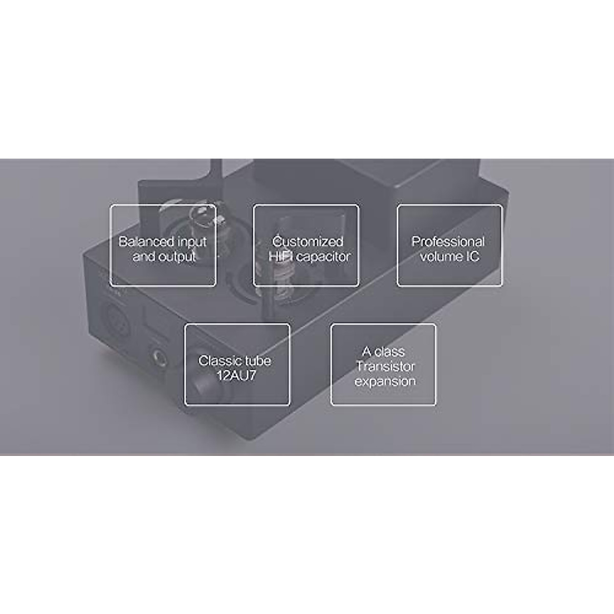 XDUOO TA-20 High Performance Balanced Tube Headphone Amplifier Power Amplifier (Black)