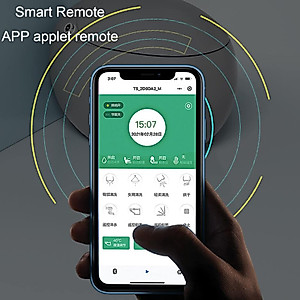 Smart Toilet One Piece Smart Bidet Toilet, Egg-Shaped Ceramic Toilet With Heated, Auto Smart Toilet With Warm Water Sprayer & Dryer (Light Beige 300mm) (White 400mm)