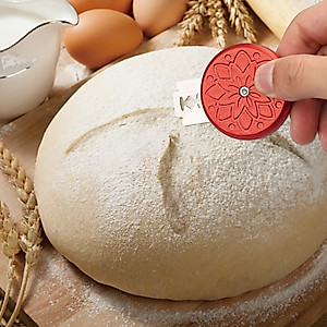 XINBADA Bread Lame Dough Scoring Tool -Ufo Aluminum alloy Material Lame Bread Tool with 5 Blades & Leather Storage Bag, Perfect for Bakin Sourdough Scoring Tool