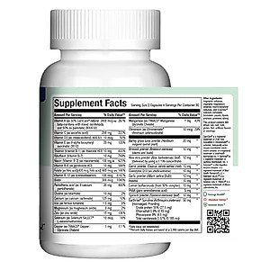 Maxi Health Teen Supreme Hers Vitamins for Teen Girls (120) - Women's Multivitamin for Energy, Immune Boost, Body & Brain Growth - Womens Multi Vitamins Including D3, Iron, Calcium, Digestive Enzyme