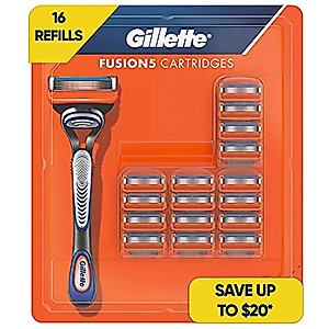 Gillette Fusion5 Men's Razor Blade Refills, 16 Cartridges (packaging may vary)