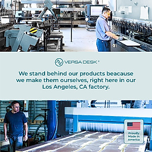 VERSADESK Electric Standing Desk Converter, PowerPro Height-Adjustable Sit Stand Desktop Riser with Keyboard Tray, USB Charging Port, 36" X 24", White