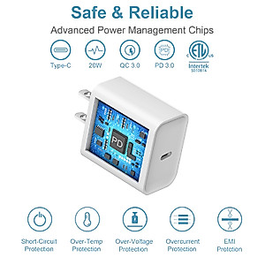 iPhone 16 15 Charger Fast Charging Type C Chargers USB C Charger Block iPhone 16 Chargers with 2 Pack 6FT Cable for iPhone 16/16 Plus/16 Pro/16 Pro Max/iPhone 15/15 Pro Max/iPad Pro/AirPods