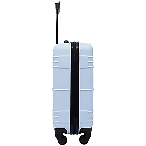 Travelers Club Richmond Spinner Luggage, Blue, Carry-On 20-Inch