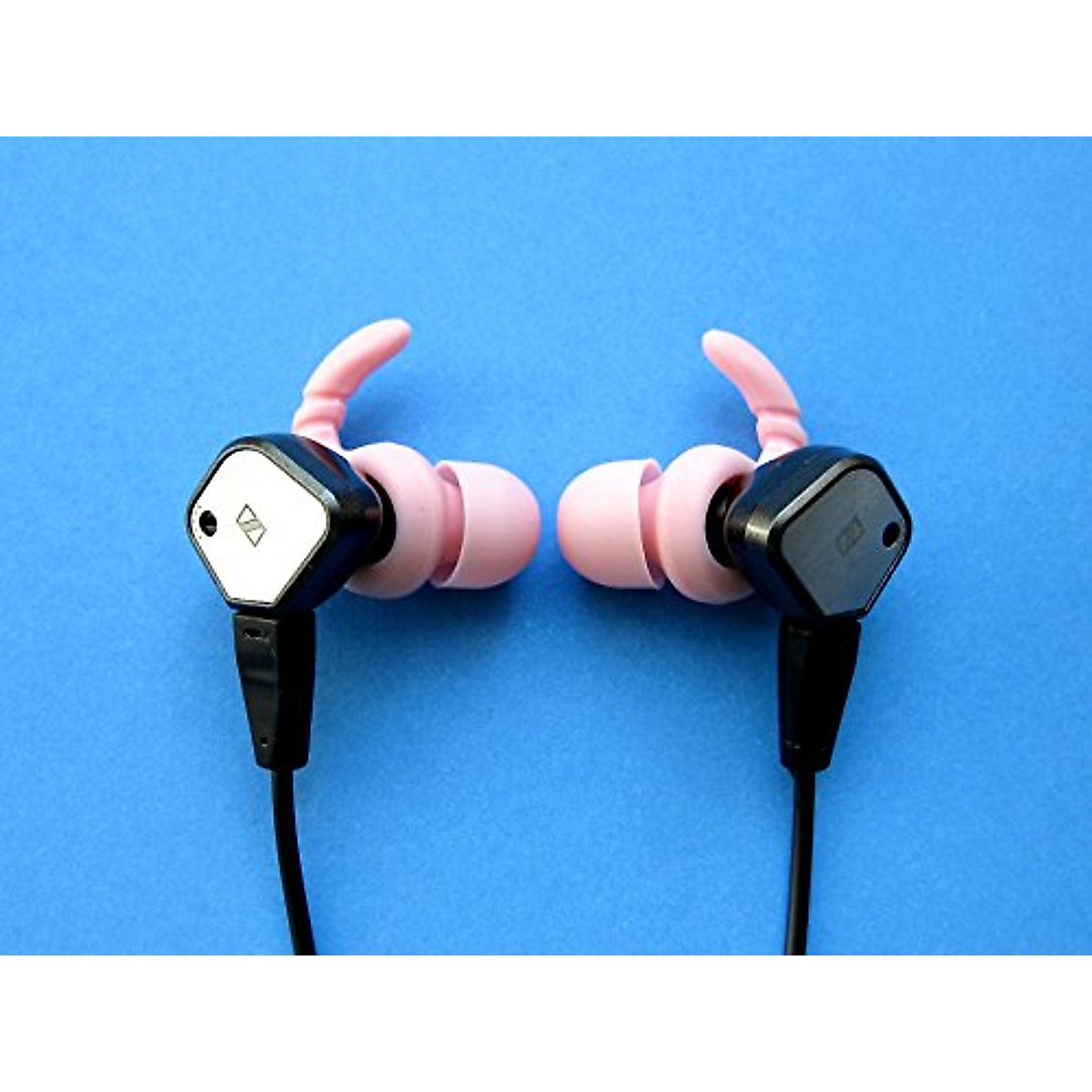 6pcs (PK-NSTB) Left and Right Side Stabilizers Fins Wing Adapters Eartips Compatible with in Ear Earphones with 4mm to 6mm Nozzle Attachment