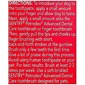 Petrodex Enzymatic Toothpaste for Dogs, Helps Reduce Tartar and Plaque Buildup, Poultry Flavor, 2 Pack