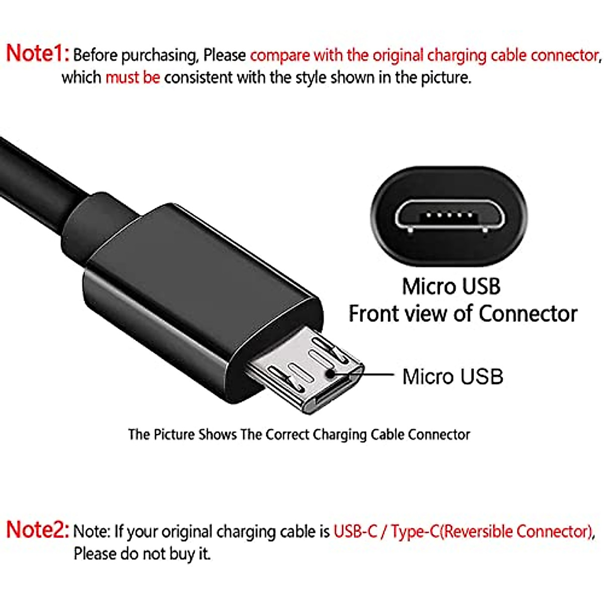 Portable Blender Charger Cord, USB Charging Cable Cord Compatible with PopBabies/Supkitdin/Aoozi Portable Blender Smoothie Blenders Personal Size Blender