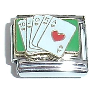 Playing Cards Ace King Queen Jack Ten Italian Charm