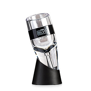 Wine Aerator with Vertical Display Stand by M&R Blvd. - 100% BPA Free - Premium Handheld Decanter Pourer Spout for Red, White, and Sweet Wines - Wine Gift Set for Wine Lovers and Aficionados
