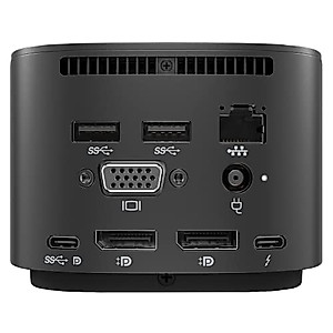 HP Thunderbolt Dock 230W G2 with Combo Cable Bundle with Docztorm (Universal Thunderbolt/USB-C Docking Station, Single Cable for Fast Charging, Networking, Data Transfers to Laptop from Any Brand)