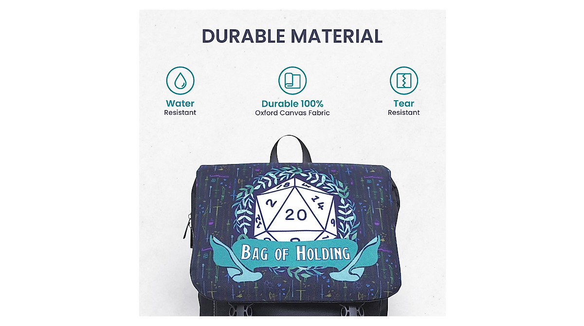 Adventurer's Forge DnD Backpack – Ultimate Gear Holder