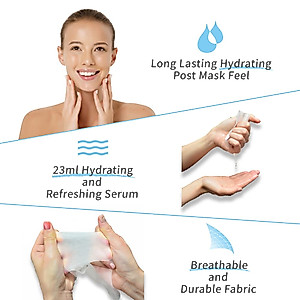 My Beauty Diary-Black Pearl Brightening Facial Mask, Intense Brightening and Ulta Hydrating, Rich Nutrition to Revitalize Dull Skin (8 Combo Pack)