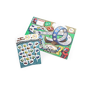 Wood Toy Car Storage Organizer Truck – Holds 48 Diecast Cars - Freestanding or Wall Display Case Shelf – Matchbox & Hot Wheels Car Compatible, FSC Wood, Included Cleanup Game – Toy Storage for Ages 3+