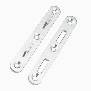 BETOCI Bed Rail Fasteners 5.12" Wood Bed Rail Connecting Fittings Heavy Duty Bed Frame Rail Hardware Set of 4