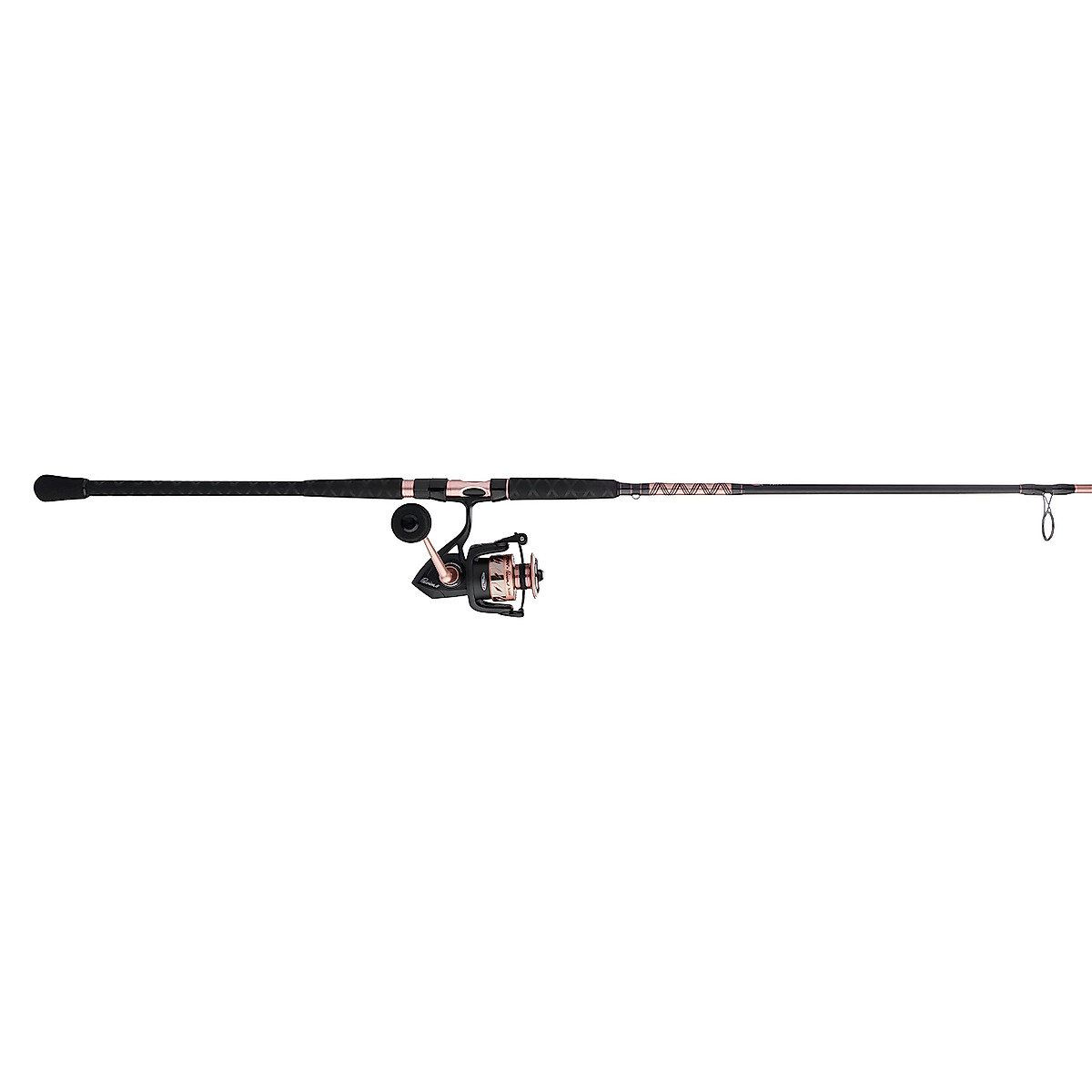 PENN Passion II Spinning Reel and Fishing Rod Combo, Black/Rose Gold, 5000 Size Reel - 7' - Medium Heavy - 1pc