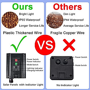 Upgraded Solar Curtain Lights Outdoor Garden Fairy String Lights 300 LED 8 Modes Remote Control Waterproof Solar Waterfall Lights for Gazebo Patio Party Festival Wedding Christmas Decorations(Warm)