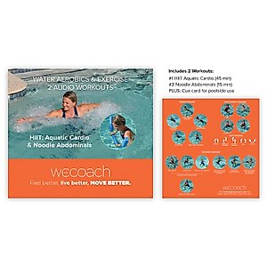 2 Water Workouts HIIT Aquatic Cardio & Noodle Abdominals (Audio CD)