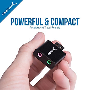 Sabrent 13 Port High Speed USB 2.0 Hub +Aluminum USB External Stereo Sound Adapter for Windows and Mac.