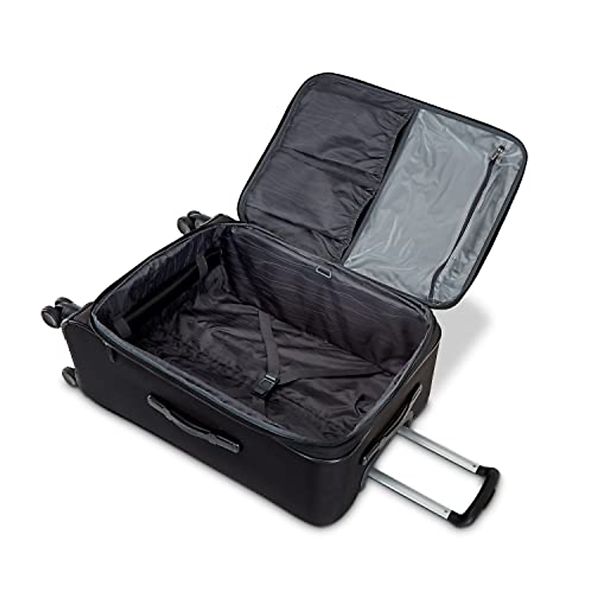 American Tourister 24-inch Spinner, Jet Black, 24-Inch Spinner