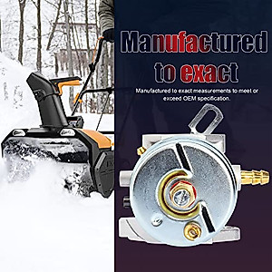 QAZAKY Adjustable Carburetor Compatible with Tecumseh 640349 640052 640054 640058 640058A HMSK80 HMSK85 HMSK90 HMSK100 HSMK110 LH318SA LH358SA 8HP 9HP 10HP Snowblower Generator Chipper Shredder Carb