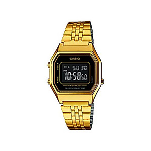 Casio Ladies LA680WGA-1B Gold Metal Quartz Watch