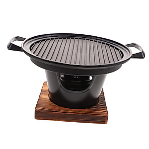 Happyyami 1 Set mini rotisserie grilling accessories for outdoor grill grilling tools for outdoor grill small portable grill portable bbq roaster portable grill girl charcoal aluminum alloy