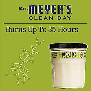 Mrs. Meyer's Clean Day Scented Soy Candle, Lemon Verbena Scent, 7.2 ounce candle (Pack of 2)