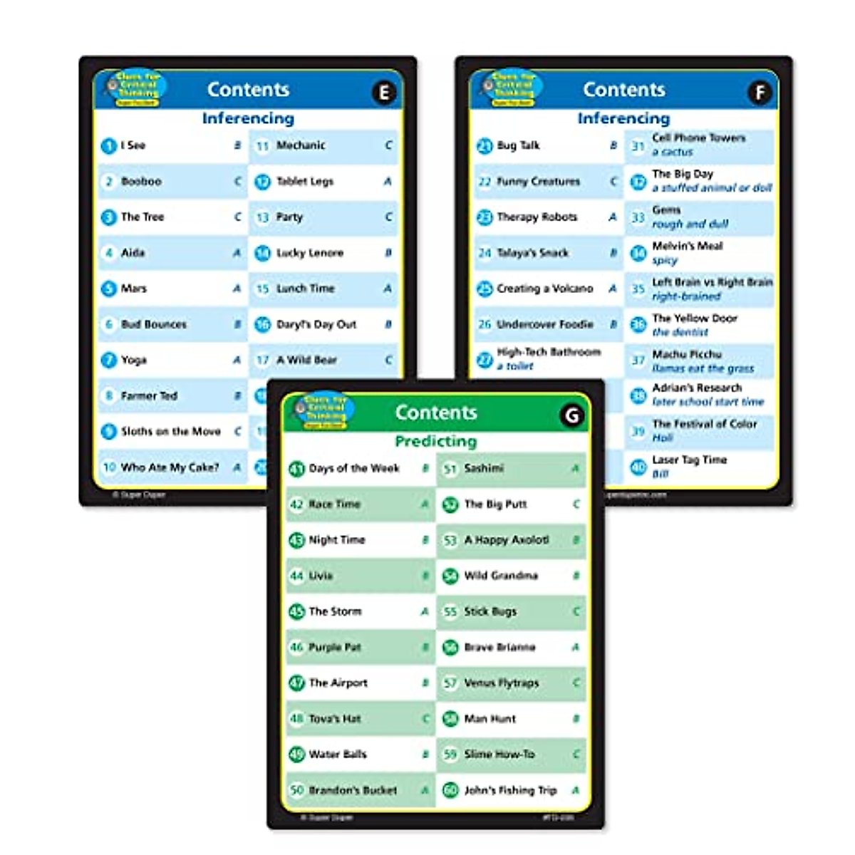 Super Duper Publications | Clues for Critical Thinking Secret Decoder Fun Deck | Understanding Inferences Flash Cards | Problem Solving and Reasoning Skills Bundle | Educational Learning Materials