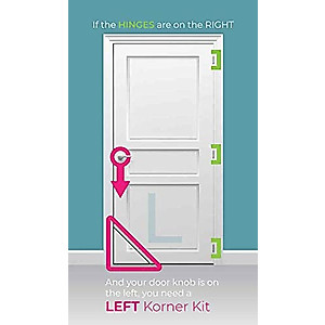 Kitty Korner Cat Door (Righthand Kit) Don't be Fooled by Foreign Knock-Offs That Will not Lock Open or Closed, Choose The Original Patented Kitty Korner.