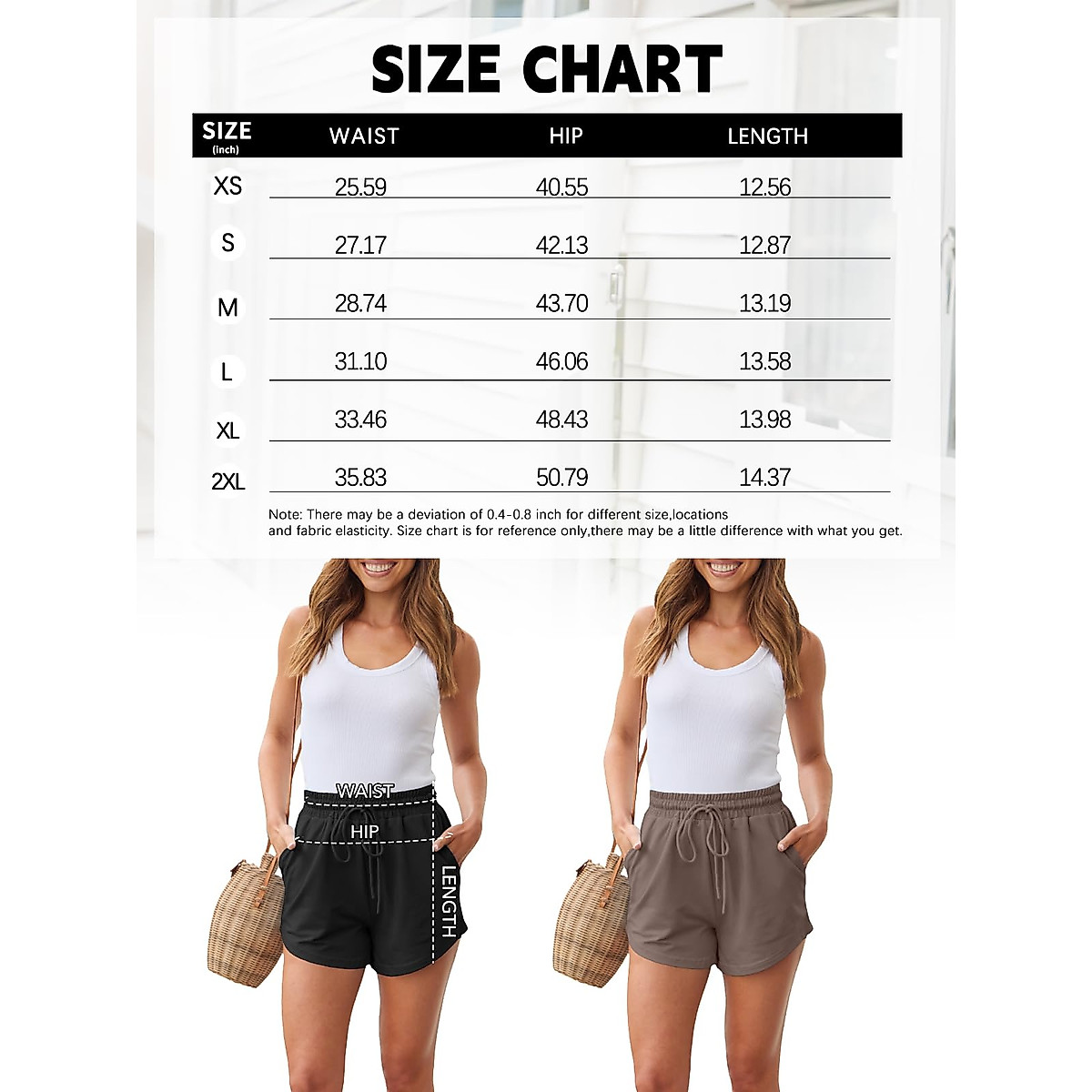 Trendy Queen Womens Sweat Shorts Casual Summer Comfy Lounge Athletic Shorts Elastic Cotton Running Shorts Grey M