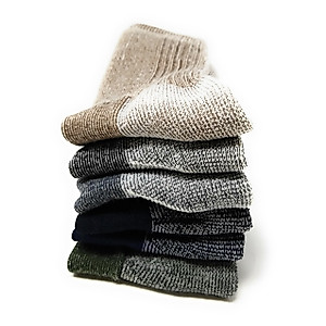 J.B. Field's 74% Merino Wool Hiker GX Socks for Men & Women, for Fall, Summer, for Hiking, Trekking & Outdoor 3-Pack, Made in Canada (Large (8-12 Shoe), Gray)