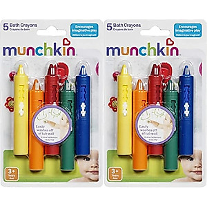 Munchkin 5 Piece Bath Crayons Set (Pack of 2)