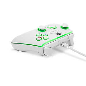 PowerA Spectra Infinity Enhanced Wired Controller for Xbox Series X|S - White (Amazon Exclusive), gamepad, video gaming controller, works with Xbox One and Windows 10/11, officially licensed