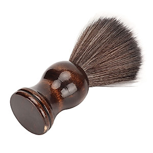 Beard Brush for Men, Nylon Bristles Shaving Brush, Quick Dry Dirt Removal Men Shaving Brush for Home and Salon