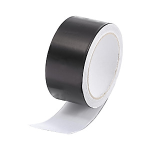 uxcell Aluminum Foil Tape 2 Inch x 10 Yards Black High Temperature Tape for HVAC, Sealing, Patching Hot and Cold Air Ducts 1 Pcs