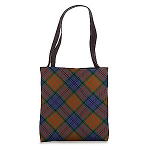 County Longford Irish Tartan Plaid Tote Bag