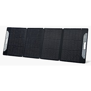 Solar Panels, Volcan Foldable Portable Solar Panel 120W 20.9V with High-Efficiency Monocrystalline Solar Cells, Ideal for Power Stations Outdoor Solar Generators