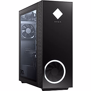 Newest HP OMEN 30L Gaming Desktop PC, AMD 8-Core Ryzen 7 5800X(Up to 4.7GHz), GeForce RTX 3060 Ti, HyperX 16 GB RAM, 1TB SSD+1TB HDD, Windows 10, 750W PSU, Liquid Cooling, RGB Light+AllyFlex MP