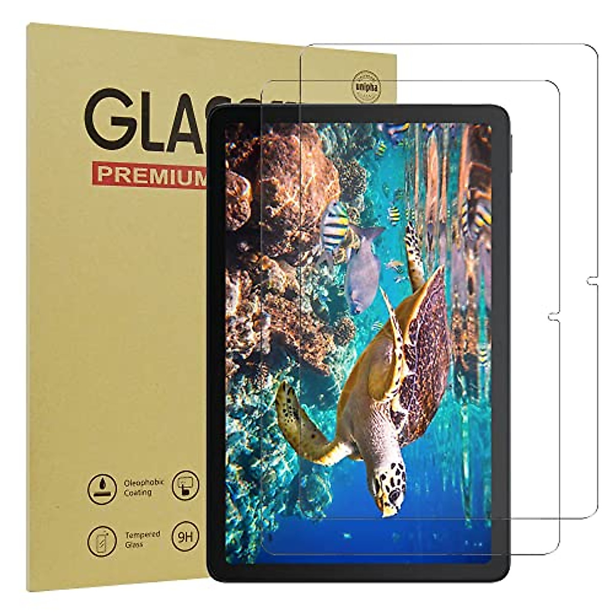 [2 Pack] TCL Tab Pro 5G Screen Protector,Premium Tempered Glass [Anti-Fingerprints] [Touch Sensitive] [Scratch-Resistant] [9H Hardness] HD Film for 10.36" TCL Tab Pro 5G 9198S/TCL TABMAX 10.4 9296Q