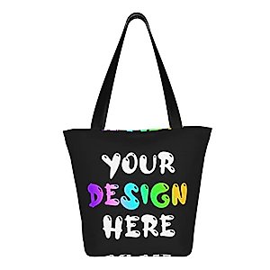 Custom Tote Bag Personalized Shoulder Bags Design Photo Text Custom Handbag For Women Teacher For Travel Shopping Personalized Gifts
