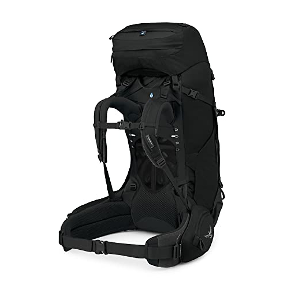 Osprey Aether 65L Men's Backpacking Backpack, Black, L/XL, Extended Fit