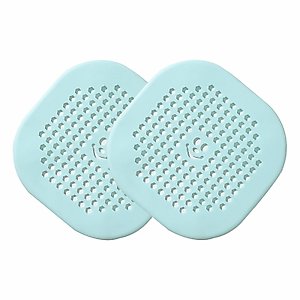 Shower Drain Hair Catcher, Hair Drain Catcher with Suction Cups Tub Drain Hair Catcher Hair Stopper for Shower Drain Bathtub Hair Drain Catcher for Bathroom Bathtub Kitchen Sinks (Green)