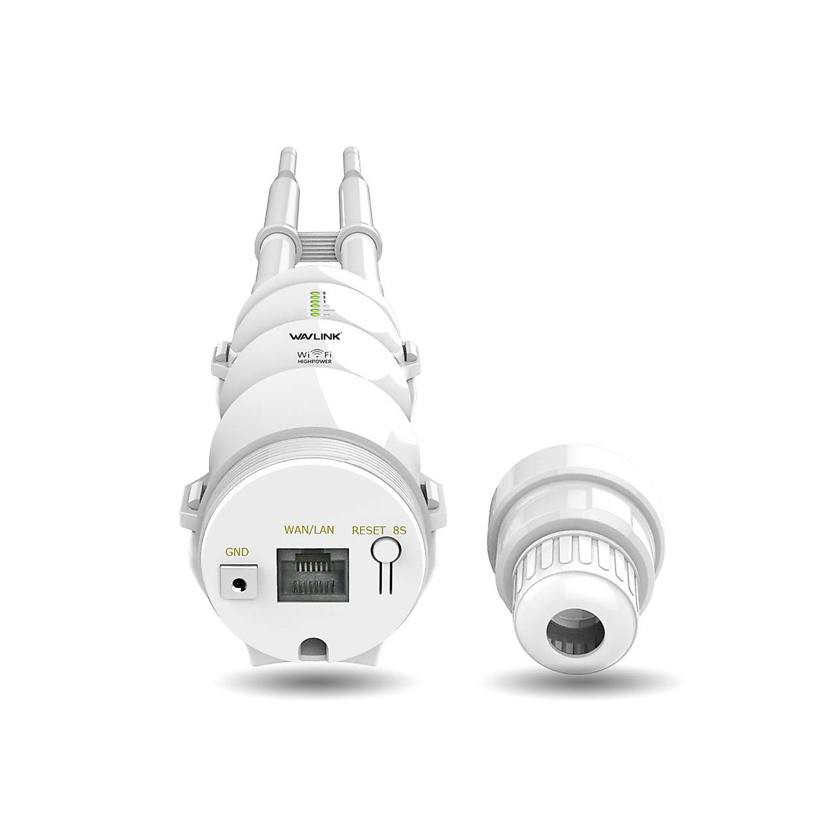 WAVLINK Outdoor WiFi Range Extender AC600 High Power Weatherproof Outdoor WiFi Extender for Backyard,Dual Band 2.4 & 5GHz Long Range Wifi Extender,Support WiFi Access Point/Repeater/Router/Bridge Mode
