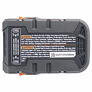 Ridgid Genuine OEM AC840085 1.5 Amp Hour 18V Compact Lithium Ion Power Tool Battery with Onboard Fuel Gauge and Flat Standing Base