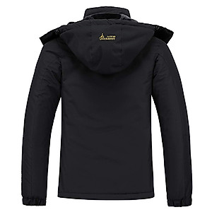 MOERDENG Women's Waterproof Ski Jacket Warm Winter Snow Coat Mountain Windbreaker Hooded Raincoat Jacket